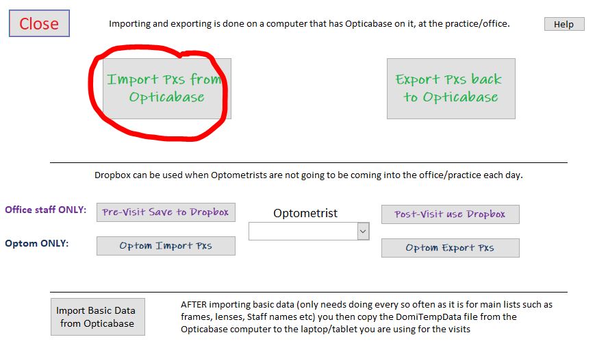 Opticabase Home | Opticabase Help