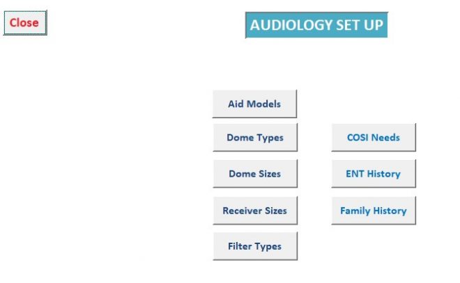 Audiology – Opticabase Help